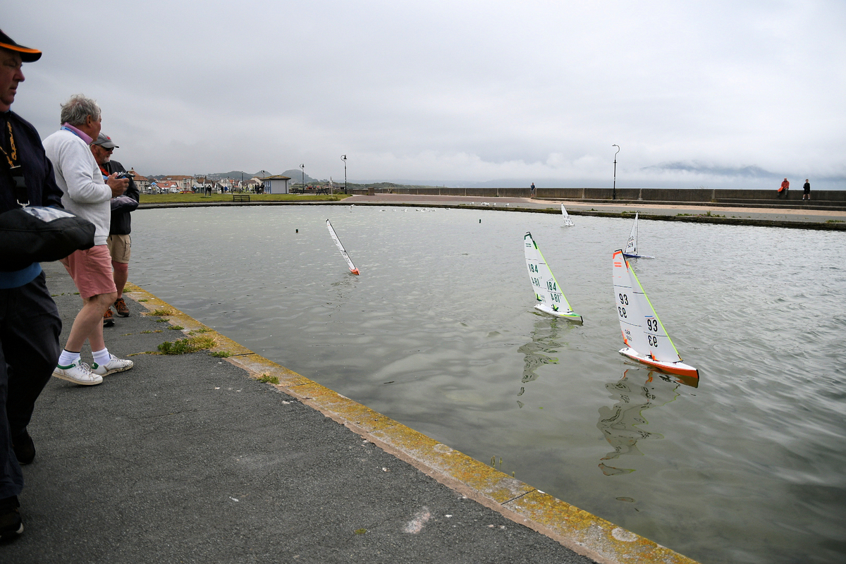 Race1 lap2 - Great Orme Model Yacht Club